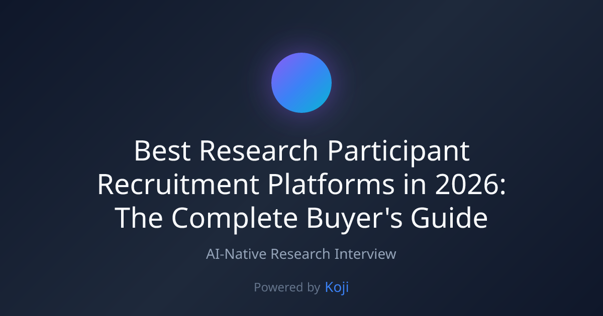 Best Research Participant Recruitment Platforms in 2026: Complete Guide